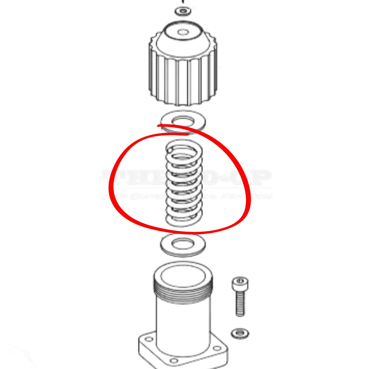 Silvan ARAG Replacement Spare Part *Spring (463080-050) — The Co-Op
