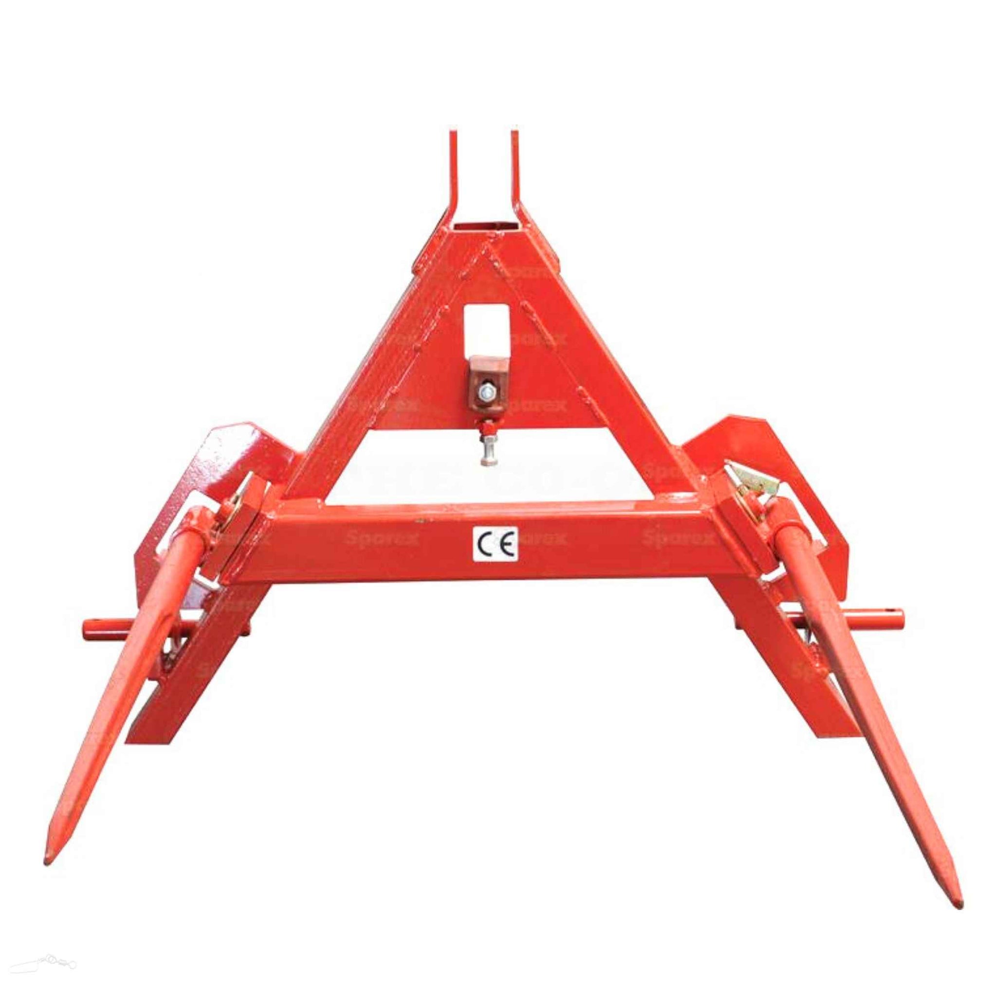 3PL - Tractor A frame Quick Hitch - Large Square/Round Bale Forks — The ...