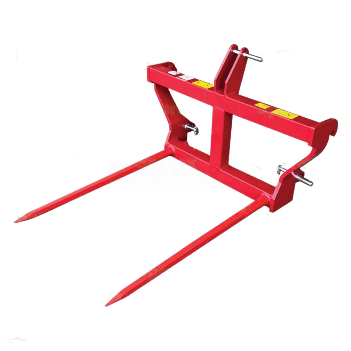 Tractor 3PL and front end loader Euro Hitch Bale Frame for round bales ...