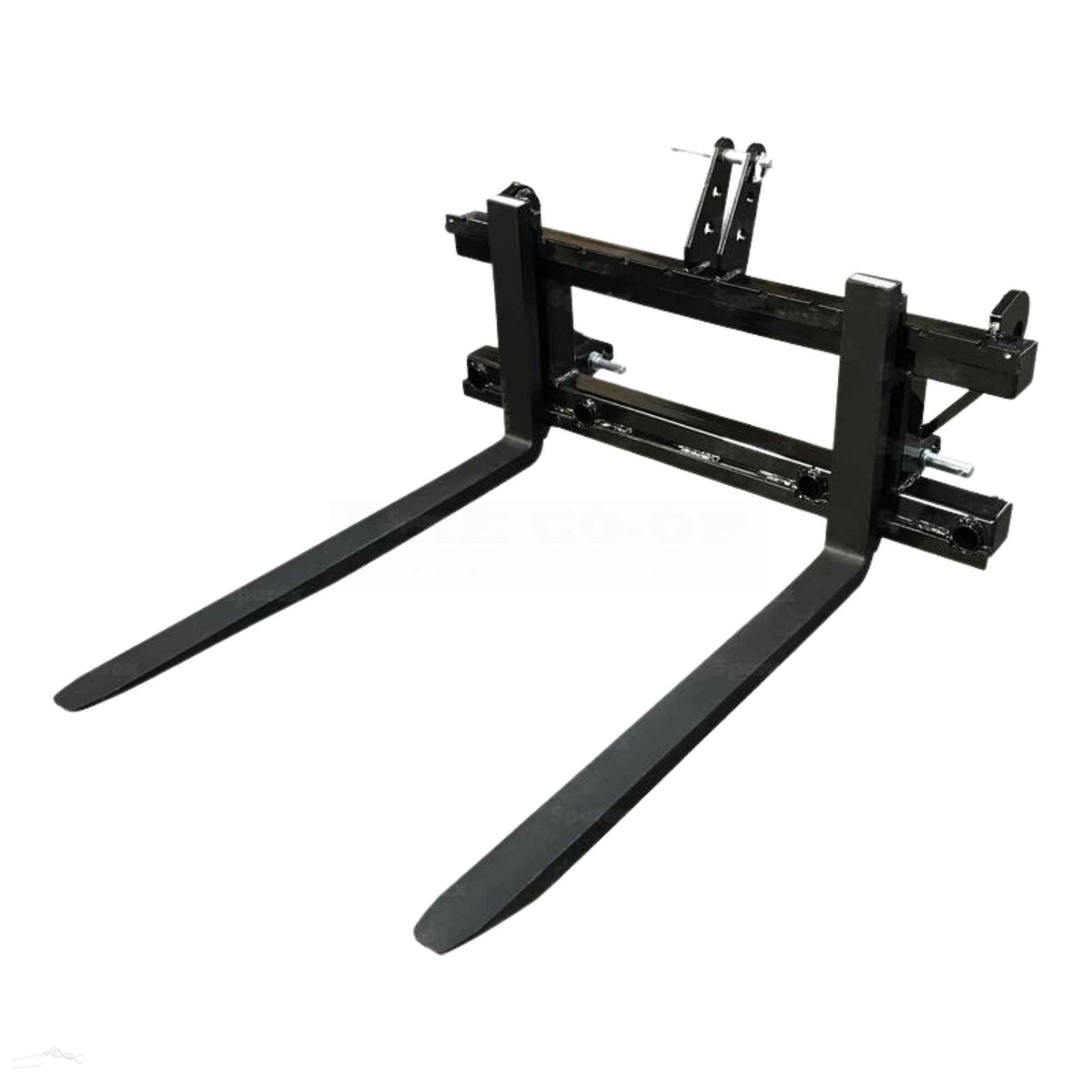 Tractor Loader Pallet Fork with Linkage and Euro Hitch connection — The ...