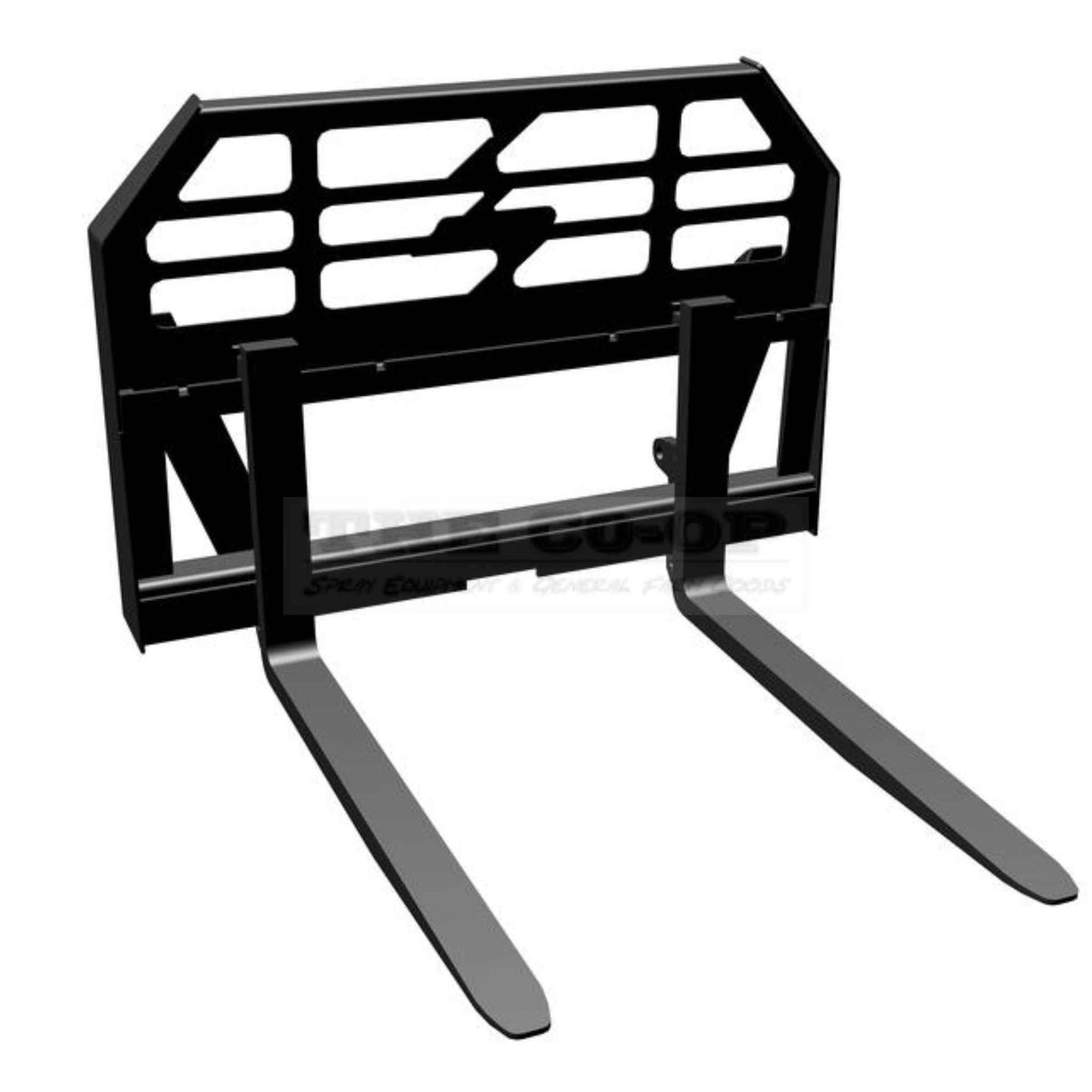 Front loader Euro hitch High Back Pallet Fork Load Capacity 2000 kgs ...