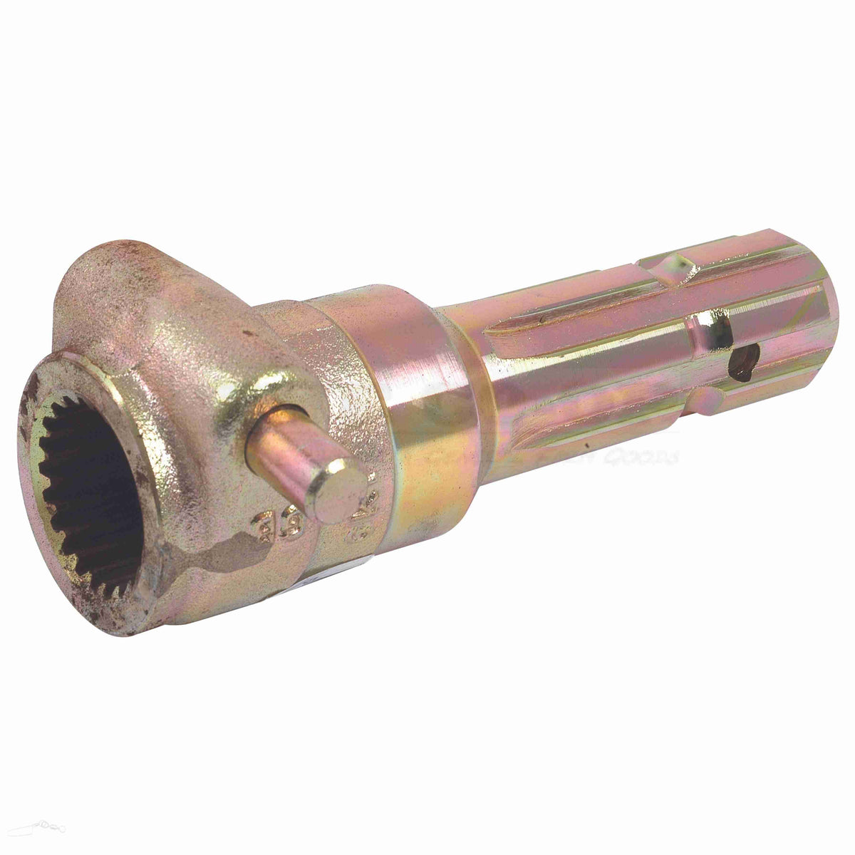 PTO Adaptor -Female spline 1 3/8- 21 x Male spline 1 3/8 - 6 QR Pin ...