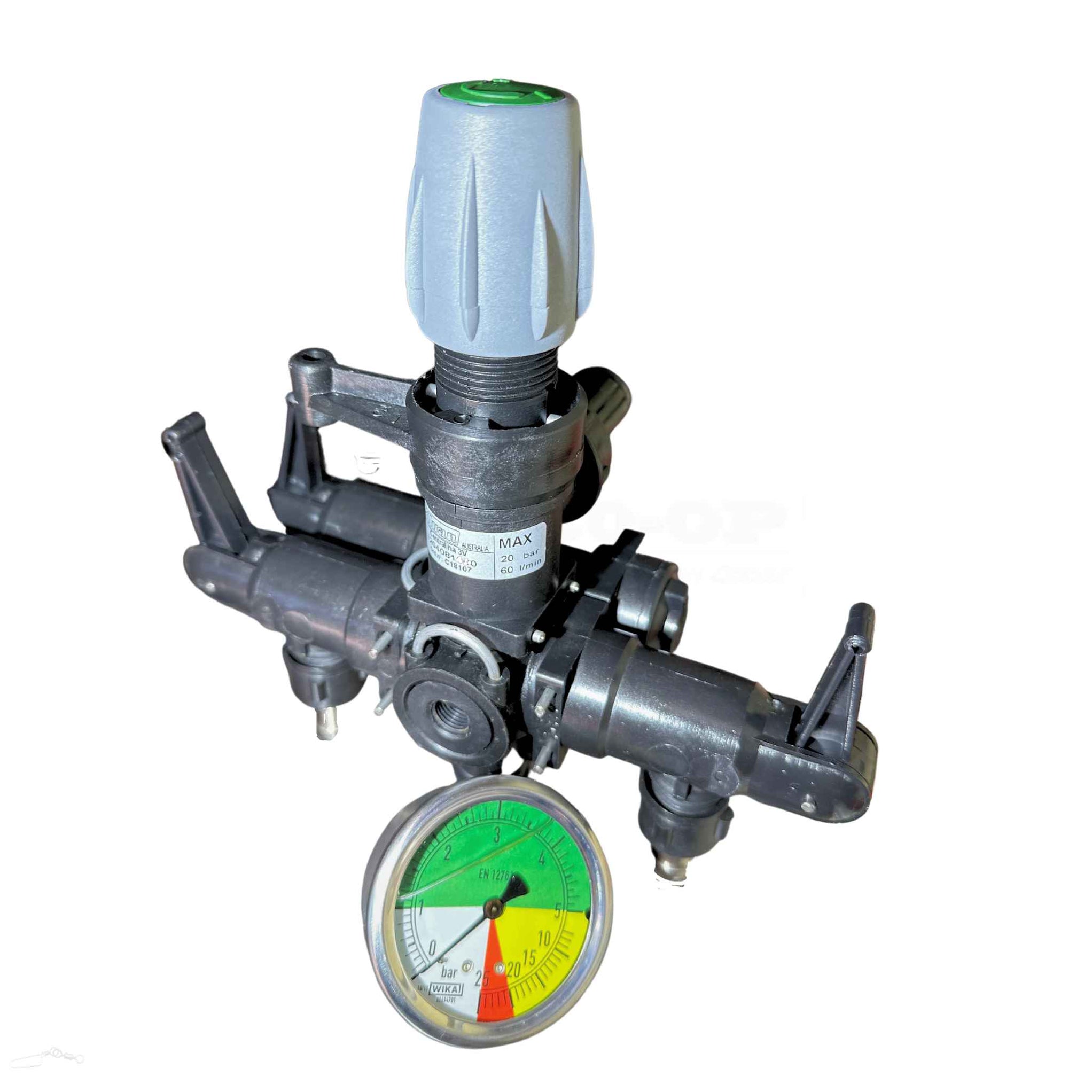 Silvan 3-Outlet Pressure Control Valve C1204-034 (No Gauge) — The Co-Op