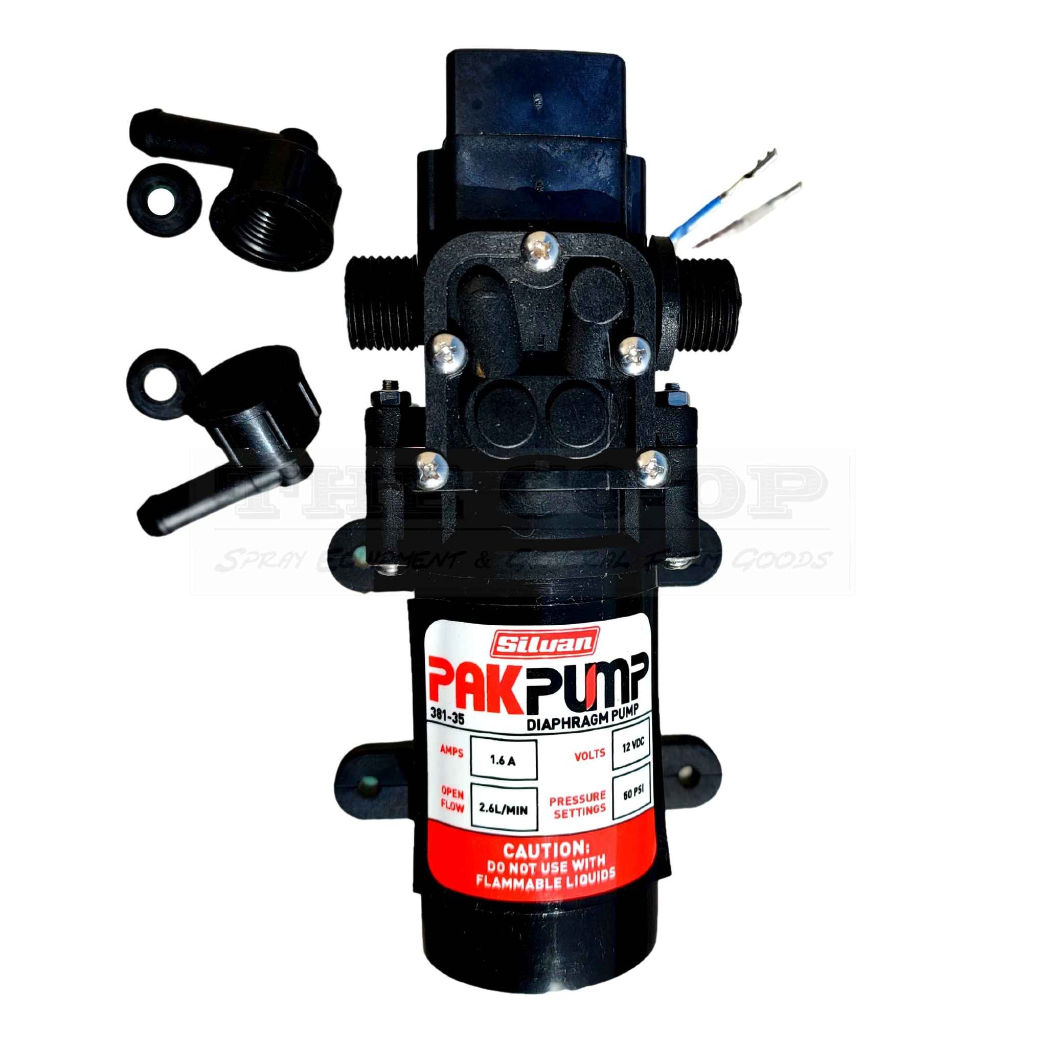 12v Silvan Selecta Pak Pump to suit Redline 25 and 55L tanks 381-35 ...