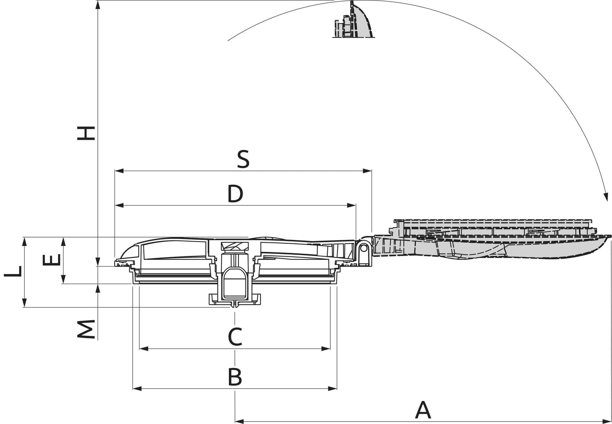 Hinged tank lid 455mm — The Co-Op